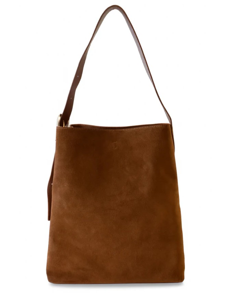 Tobi Tote (Tan Suede) - Accessories-Bags / Wallets : Just Looking ...