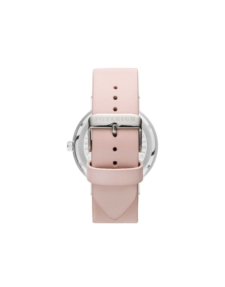Silver & Peach Leather Timepiece - Accessories-Watches : Just Looking ...