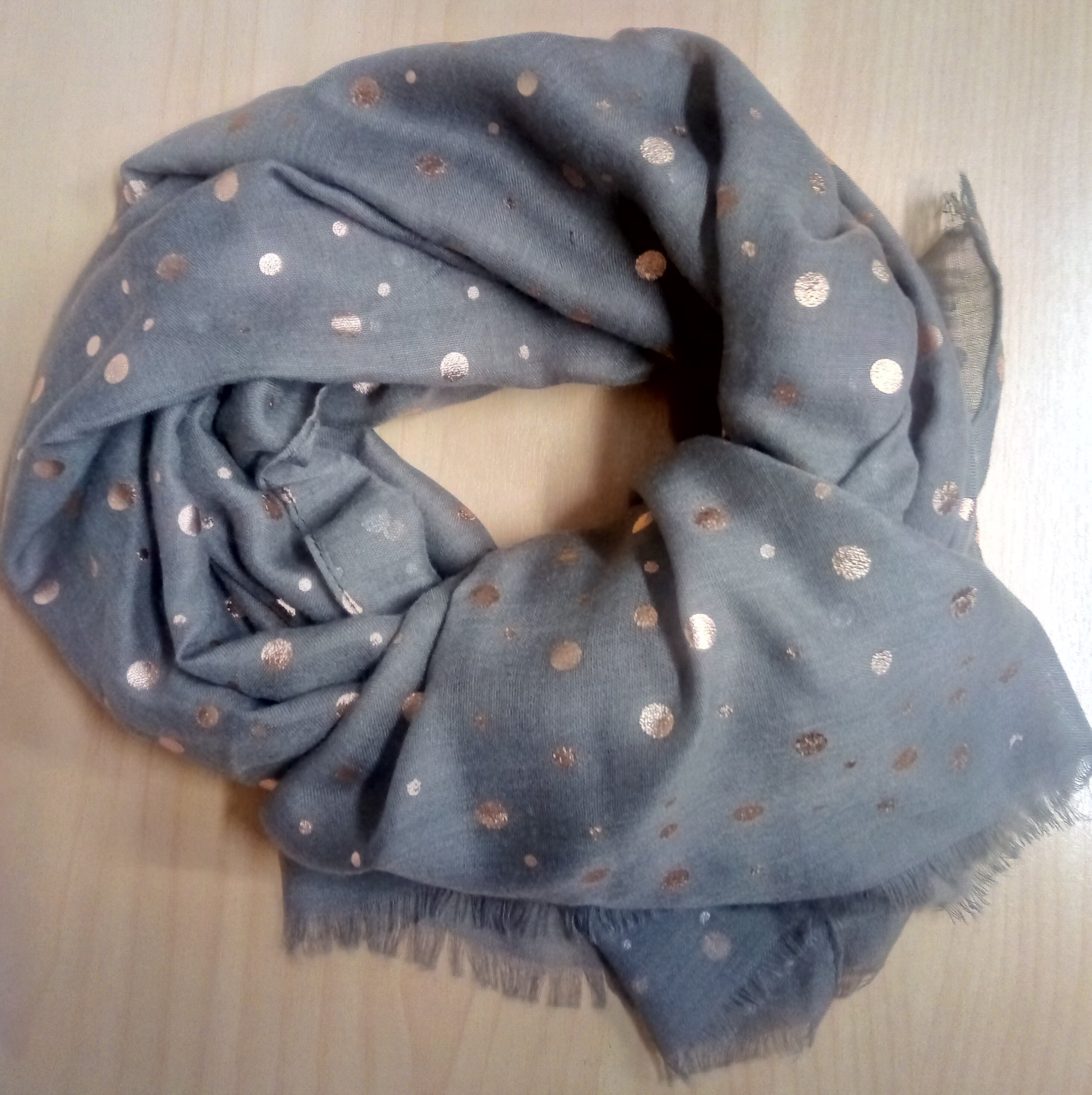 Rose Gold Metallic Spots - Accessories-Scarves : Just Looking - Archer ...