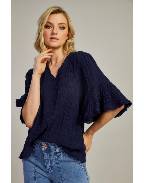 Lala Top (Navy) - Tops : Just Looking - Madly Sweetly S22