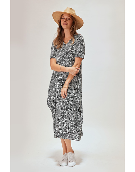 Georgia Dress (Speckled) - Dresses : Just Looking - Lemon Tree S22 Sale S22