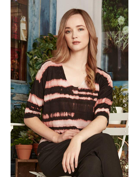Madelyn Sweater (Print) - Tops : Just Looking - Verge S22