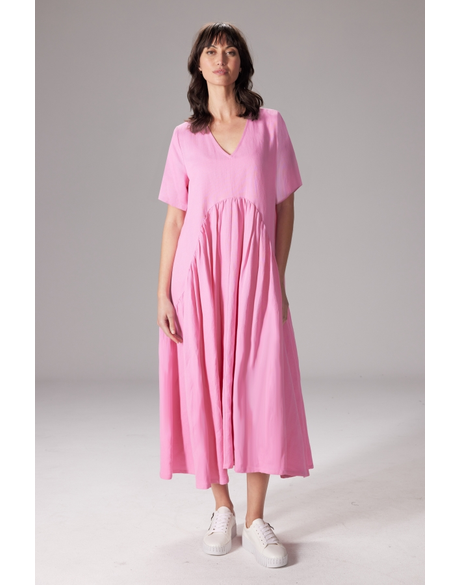 Millie Dress (Pink) - Dresses : Just Looking - Duo S22 SALES23