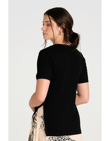 Aim T-Shirt (Black) - Tops : Just Looking - Nyne S22 Sale S22