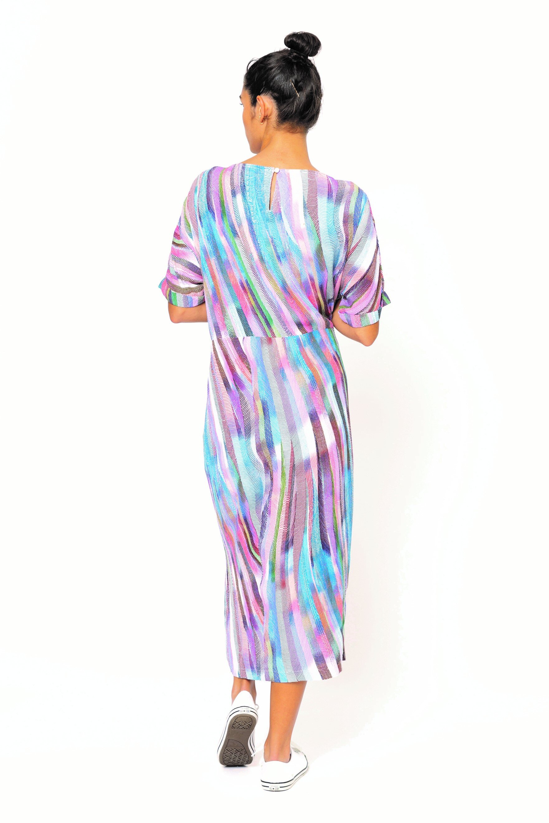 Hayley Dress (Multi Print) - Dresses : Just Looking - Two by Two S22 ...