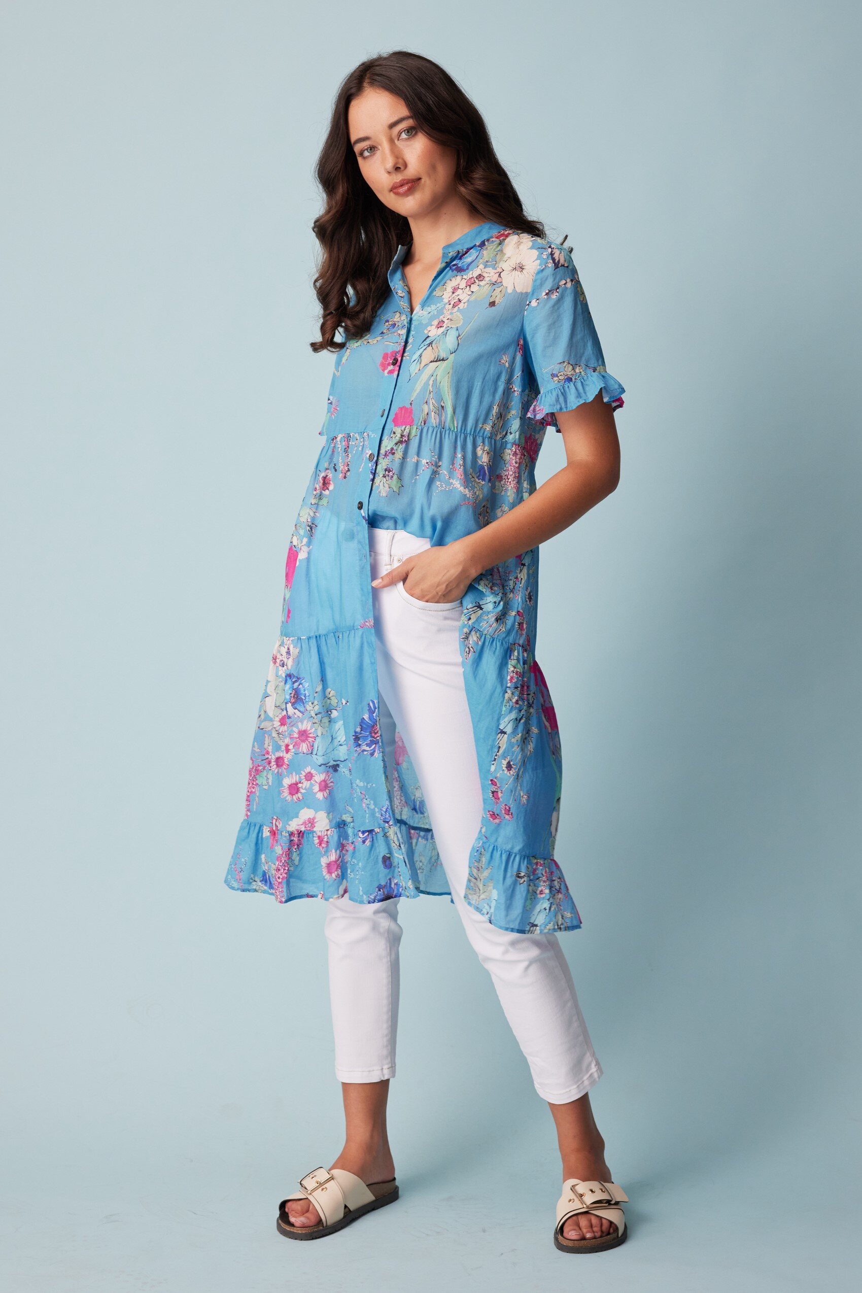 Meadow Dress (Azure) - Dresses : Just Looking - Lania S22