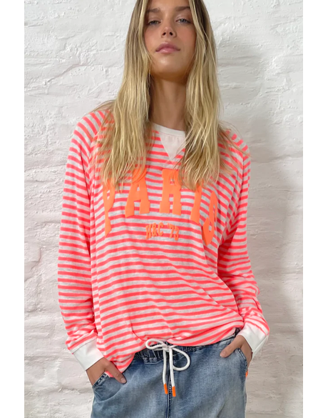 Paris Stripe Top (Pink/White) - Tops : Just Looking - Hammill + Co S22