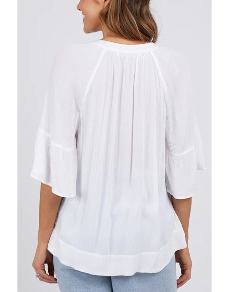 Sim Top (White) - Labels-Foxwood : Just Looking - Foxwood S22