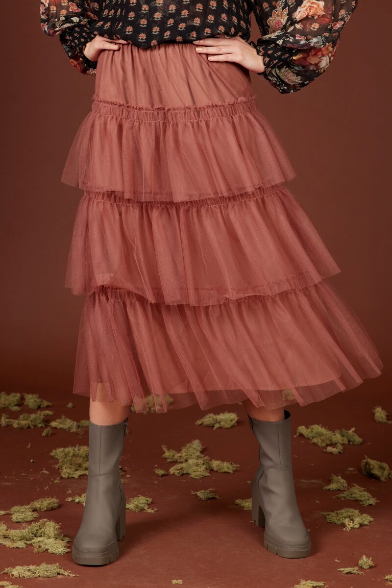 Bliss Skirt (Burnt Berry) - Skirts : Just Looking - Loobies Story W23 ...