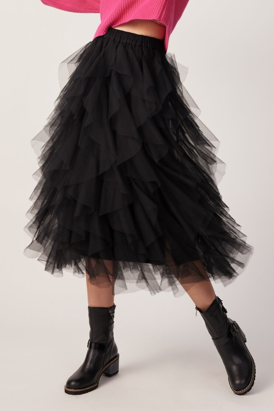 Nessa Skirt (Black) - Skirts : Just Looking - Lemon Tree W23