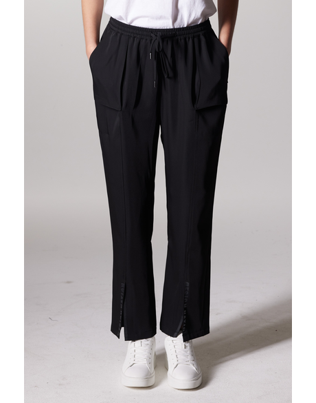 Theory Split Cuff Pant (Black) - Pants : Just Looking - Design Nation ...