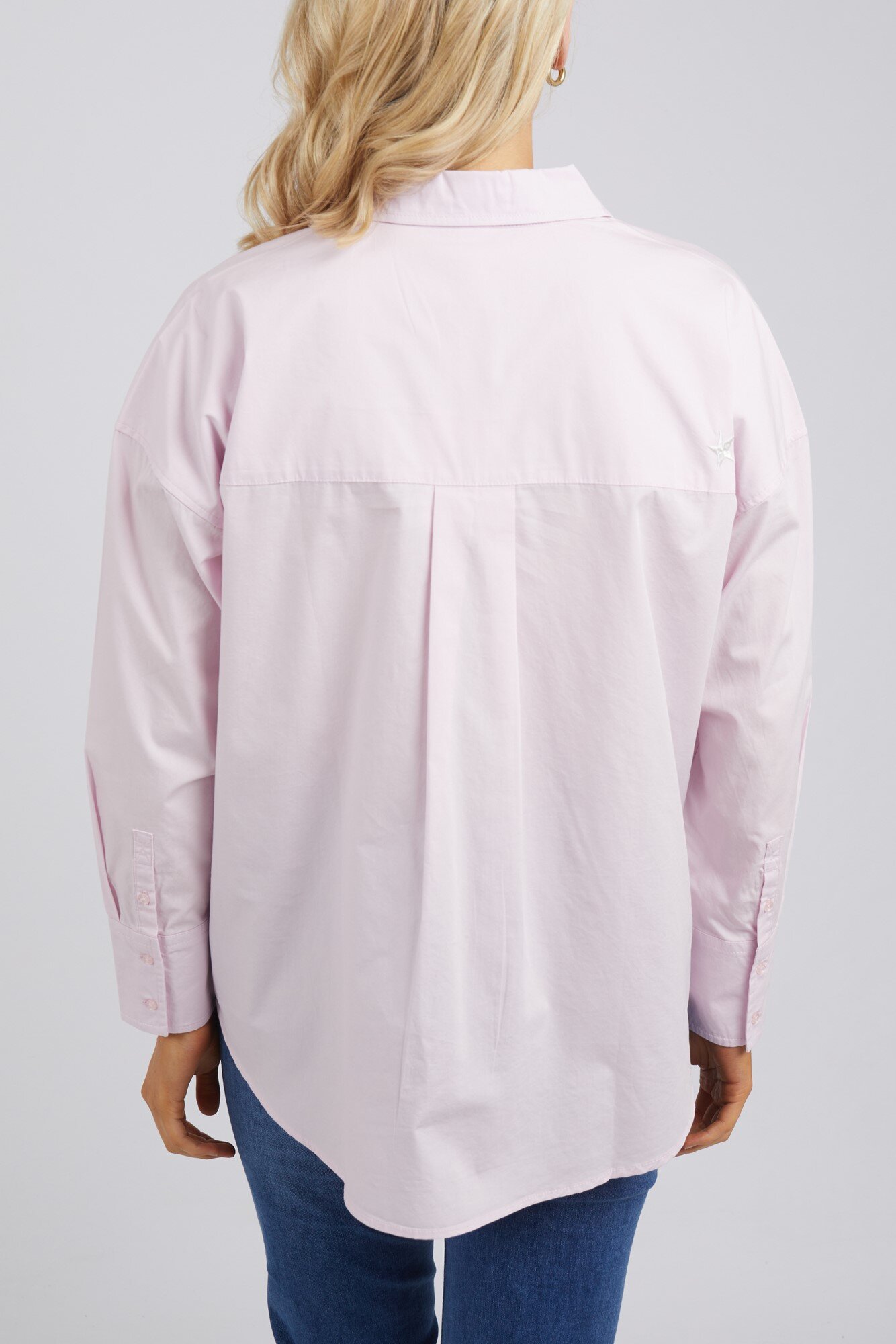 Deliah Shirt (Pale Pink) - Tops : Just Looking - Elm W23 SALES23