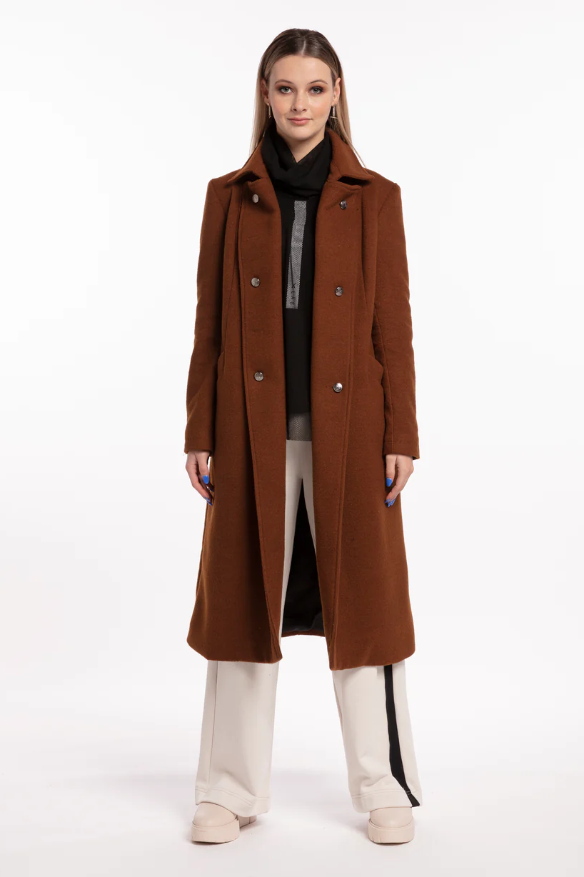 Linear Coat (Sienna) - Jackets / Coats : Just Looking - X Lab W23 SALE 25%