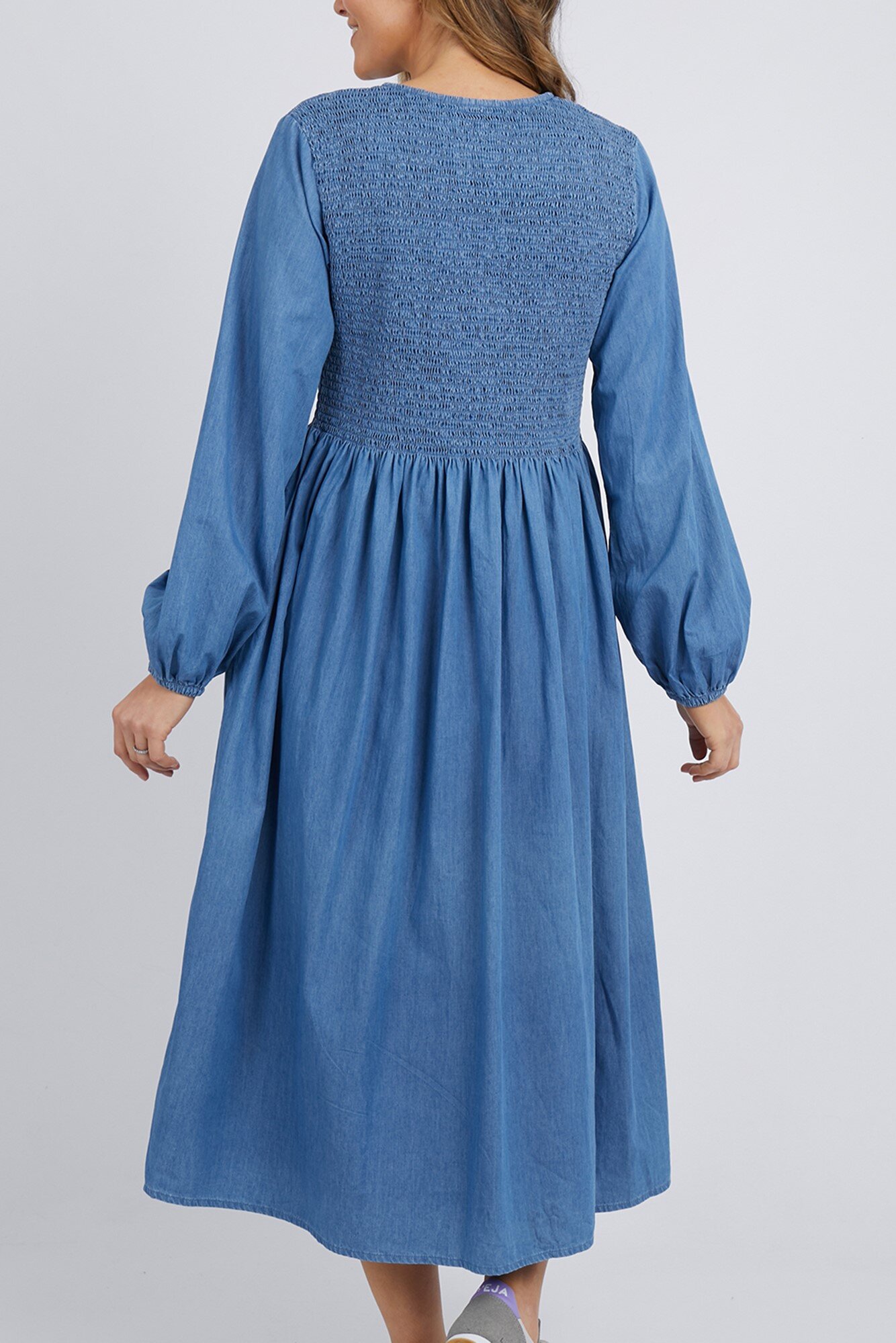 Jules Dress (Blue) - Dresses : Just Looking - Elm W23 SALE 25%