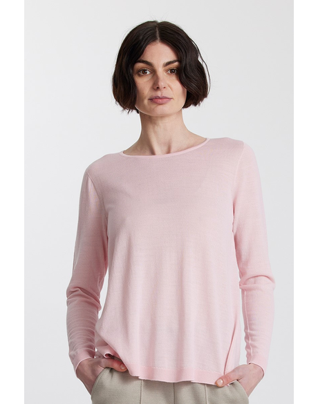 Merino Swing Sweater (Lychee) - Knitwear : Just Looking - Standard ...