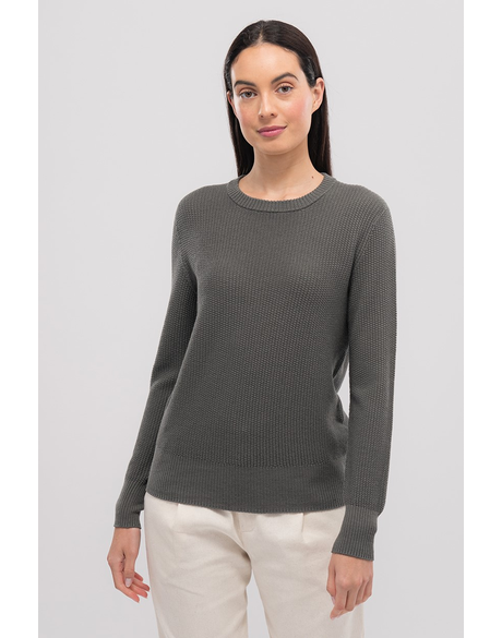 Liv Sweater (Bay Leaf) - Knitwear : Just Looking - Untouched World W23
