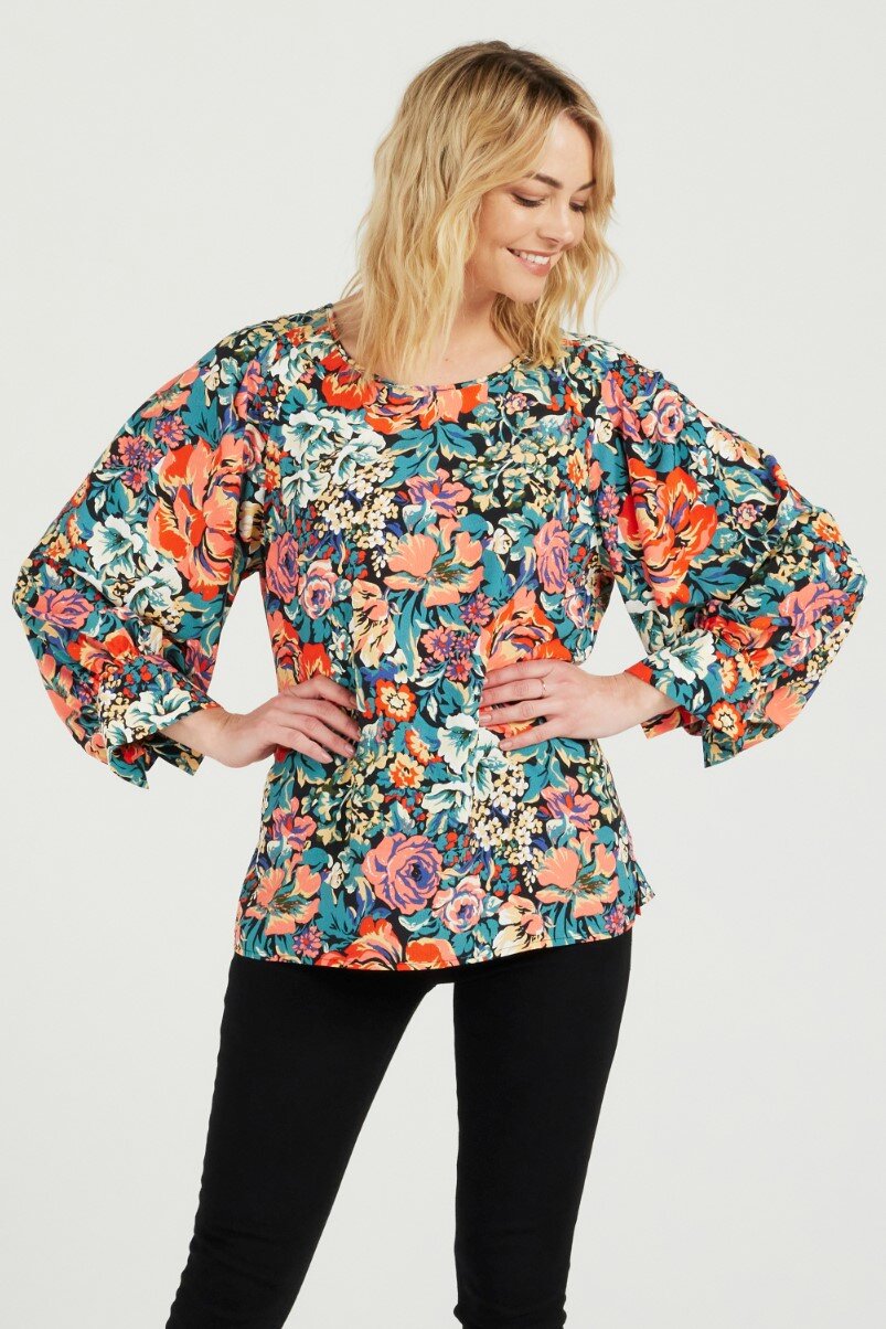 Addison Top (Pompeii) - Tops : Just Looking - Zafina W23 SALES23