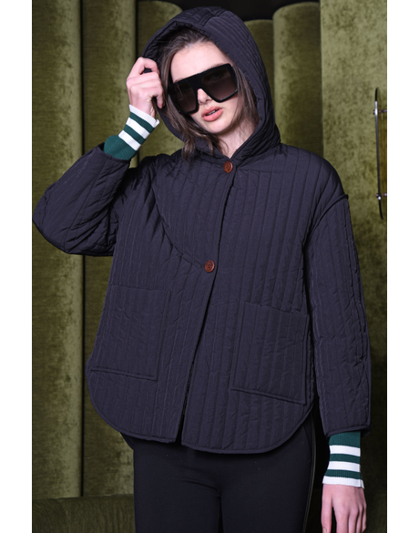 Rolling In The Deep Jacket (Black) - Jackets / Coats : Just Looking ...