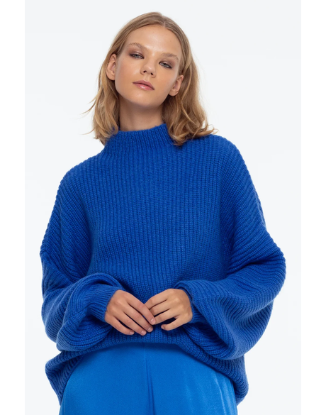 Amy Sweater (Royal) - Knitwear : Just Looking - BLAK W23 SALE 25%