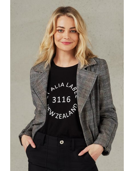 Plaid Biker Jacket (Plaid Coating) - Jackets / Coats : Just Looking ...