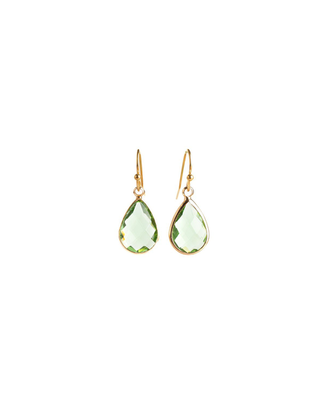 Teardrop Earrings (Green) - Accessories-Jewellery : Just Looking ...
