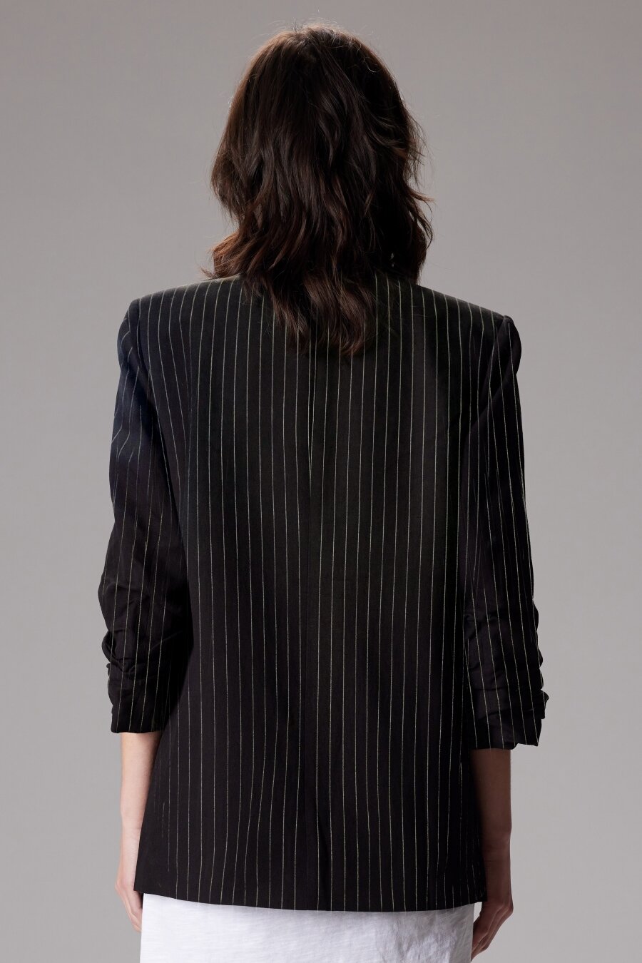 Tyler Jacket (Black Stripe) - Jackets / Coats : Just Looking - Duo W23 ...