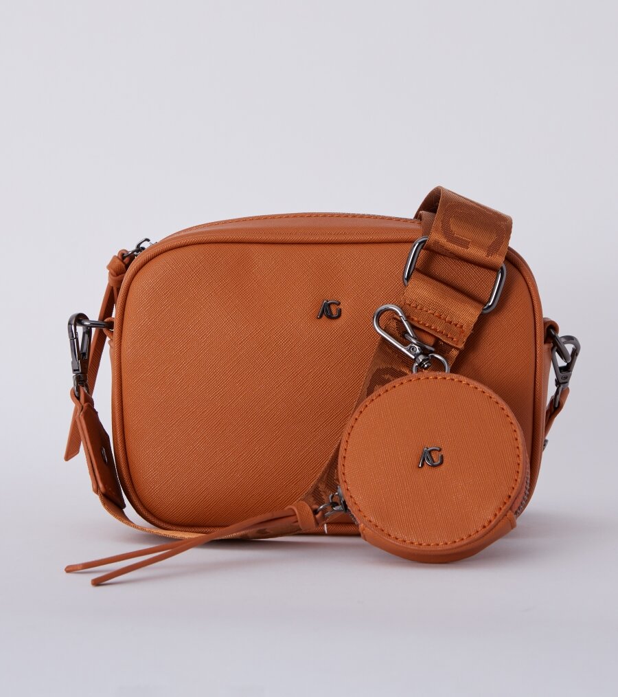 Hayley Crossbody Bag (Camel) - Bags & Wallets : Just Looking - AG47 Core