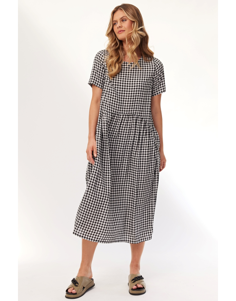 Monro Dress (Gingham) - Labels-Lemon Tree : Just Looking - Lemon Tree S23