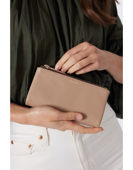 Sam Wallet (Taupe) - Bags & Wallets : Just Looking - Saben Core