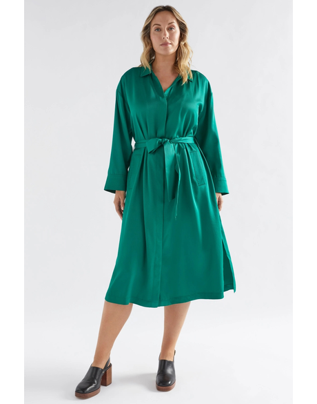 Vail Shirt Dress (Jewel Green) - Dresses : Just Looking - Elk S23 SALES23