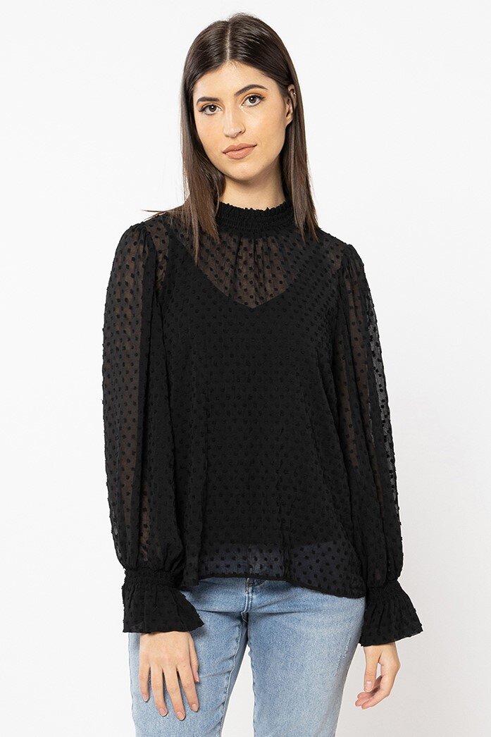 Walk This Way Top (Black Dobby) - Tops : Just Looking - Seeking Lola S23