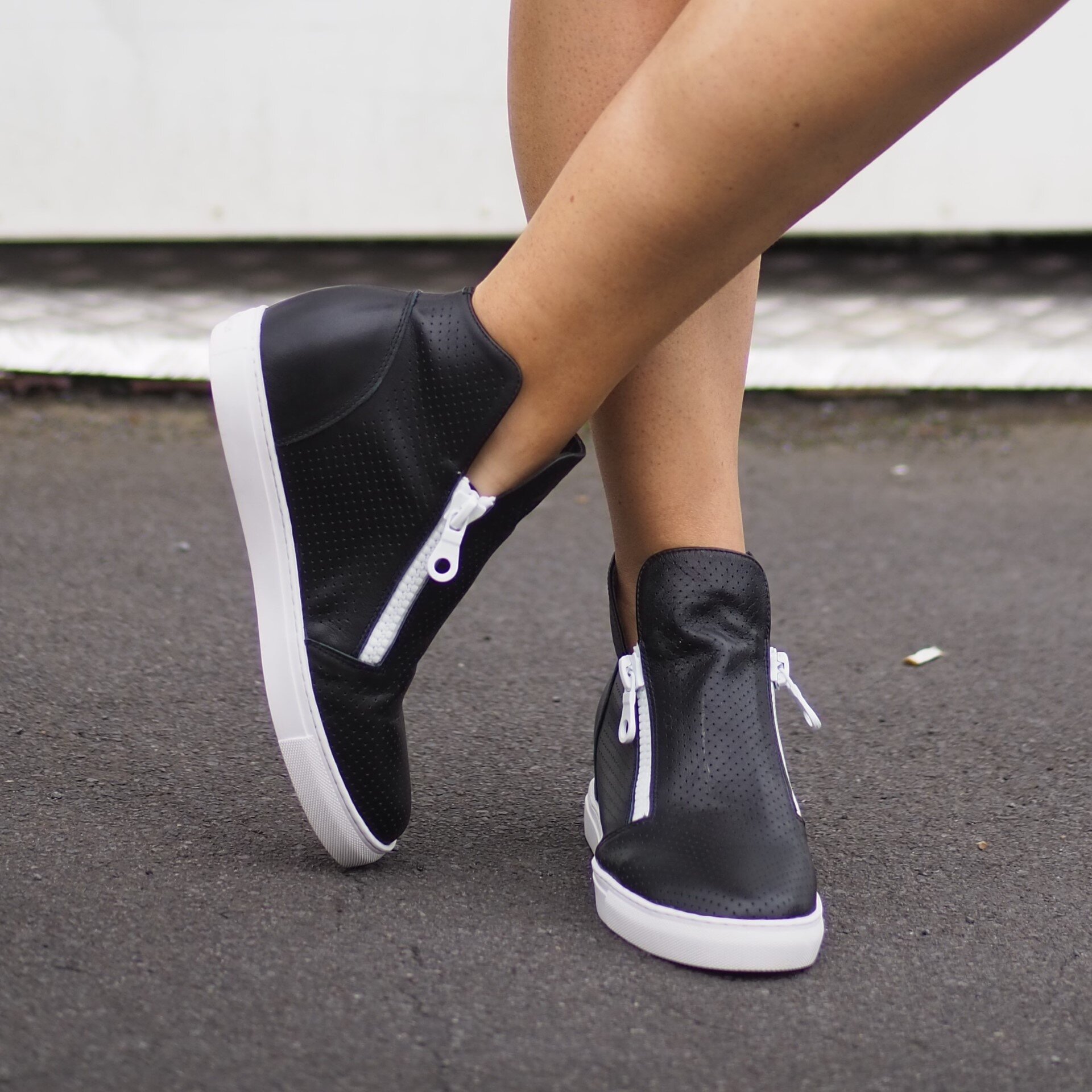 Willot Zip (Black Perf) - Footwear-Loafers : Just Looking - Minx S22 ...