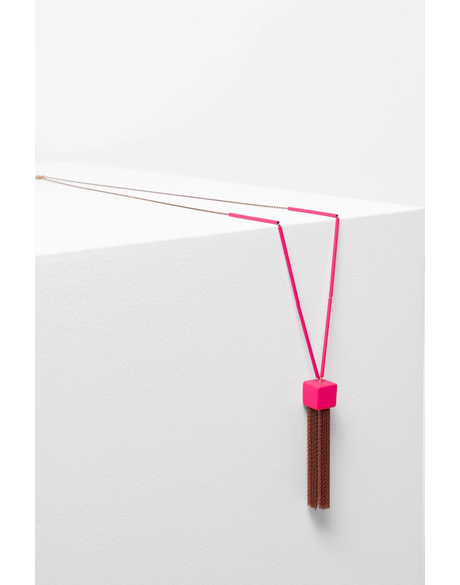 Taz Necklace Hot Pink Accessories Jewellery Just Looking Elk Core