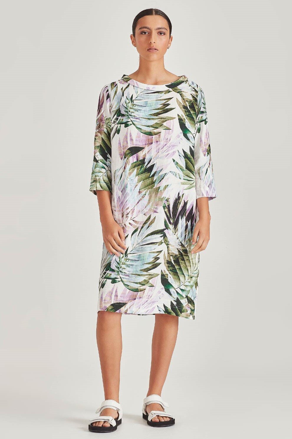 Paloma Print Dress (Tropical Print) - Dresses : Just Looking - Sills ...