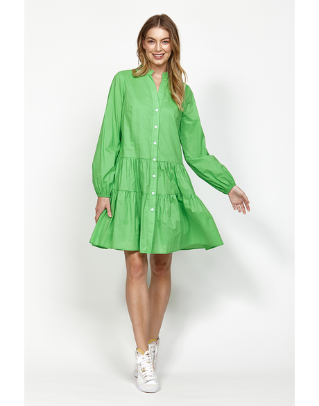 Rare Dress (Green) - Dresses : Just Looking - Leo+Be S23 SALES23