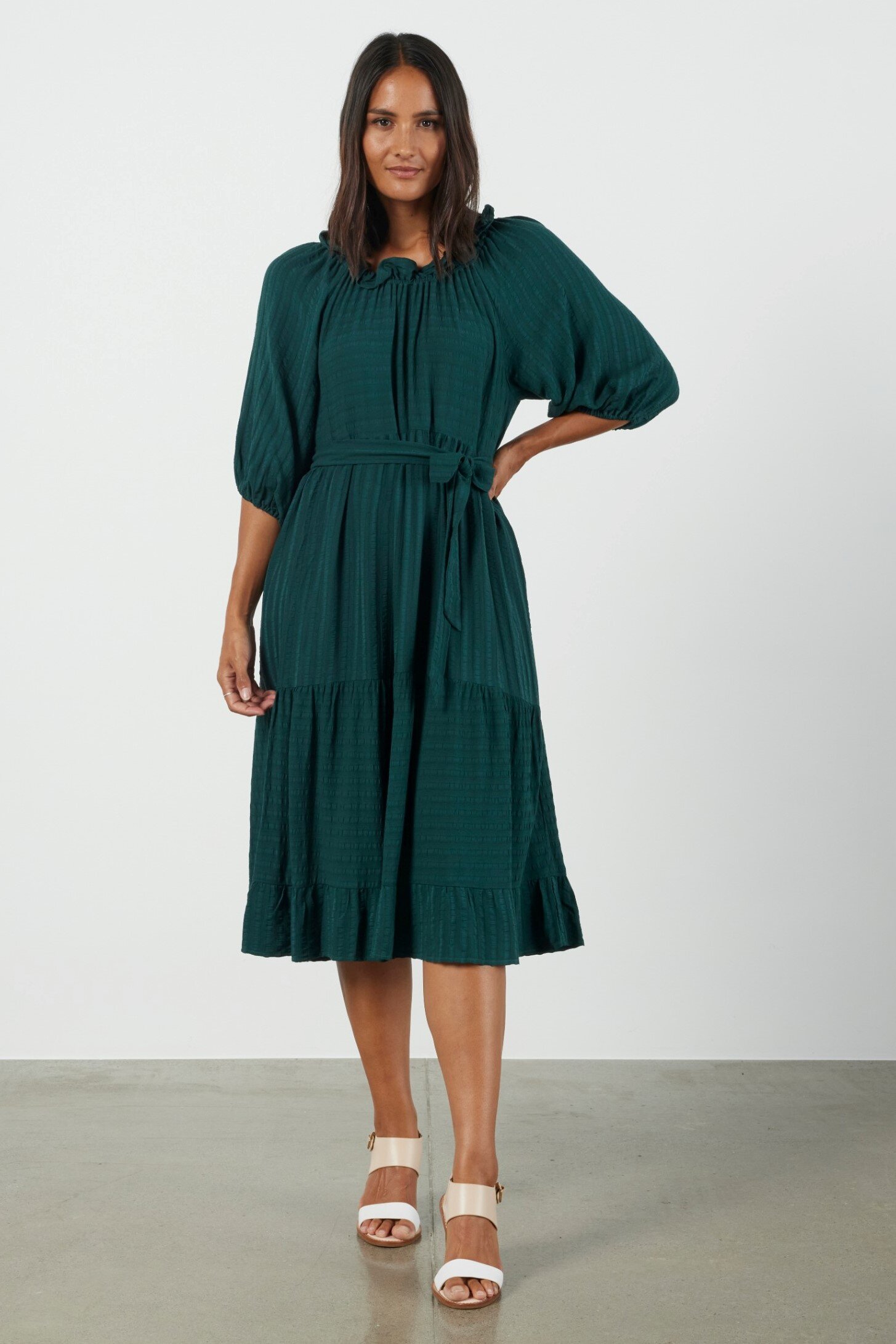 Loulou Dress (Dark Ocean) - Dresses : Just Looking - Et Alia S23 SALES23