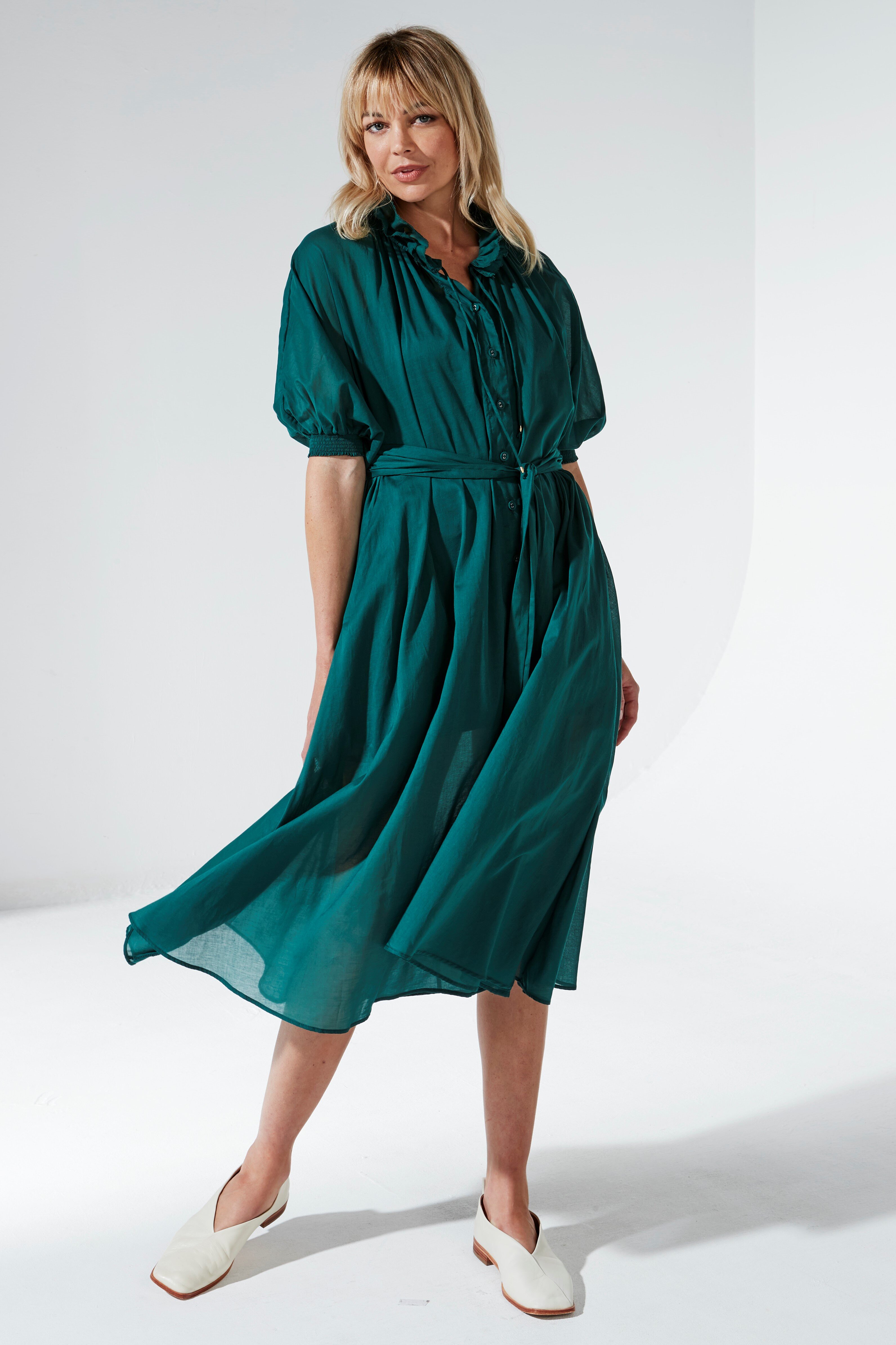 Eclipse Dress (Emerald) - Dresses : Just Looking - Design Nation S23 SALES23