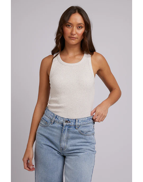 Ruby Tank (Oat) - Tops : Just Looking - Silent Theory S23