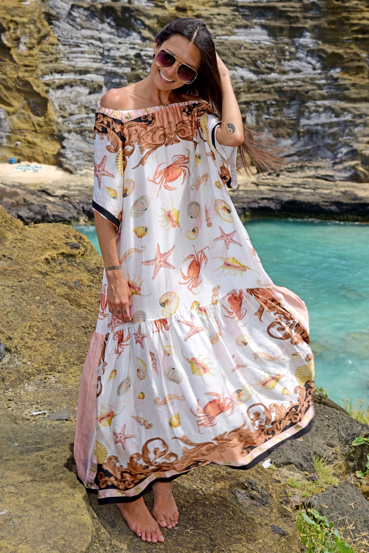 Solar Eclipse Dress (Pink/Black Shells) - Dresses : Just Looking ...