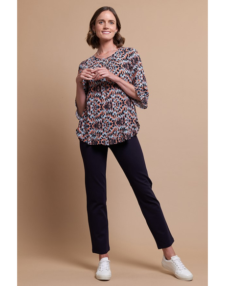 Top - Gathered Scoop Hem - Tops : Just Looking - Preen W24 W24SALE