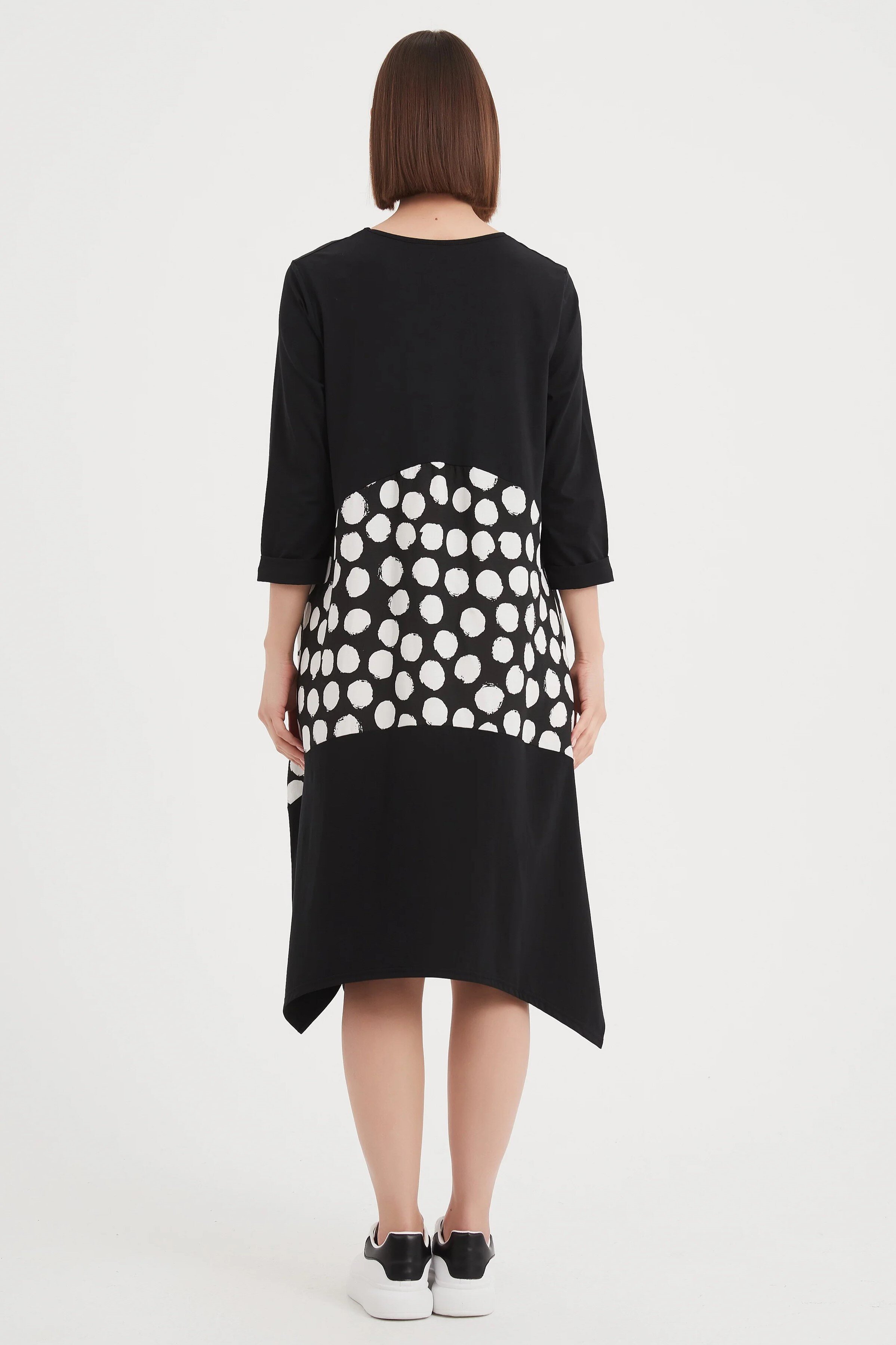 Deep Panel Combi Dress - Dresses : Just Looking - Tirelli W24