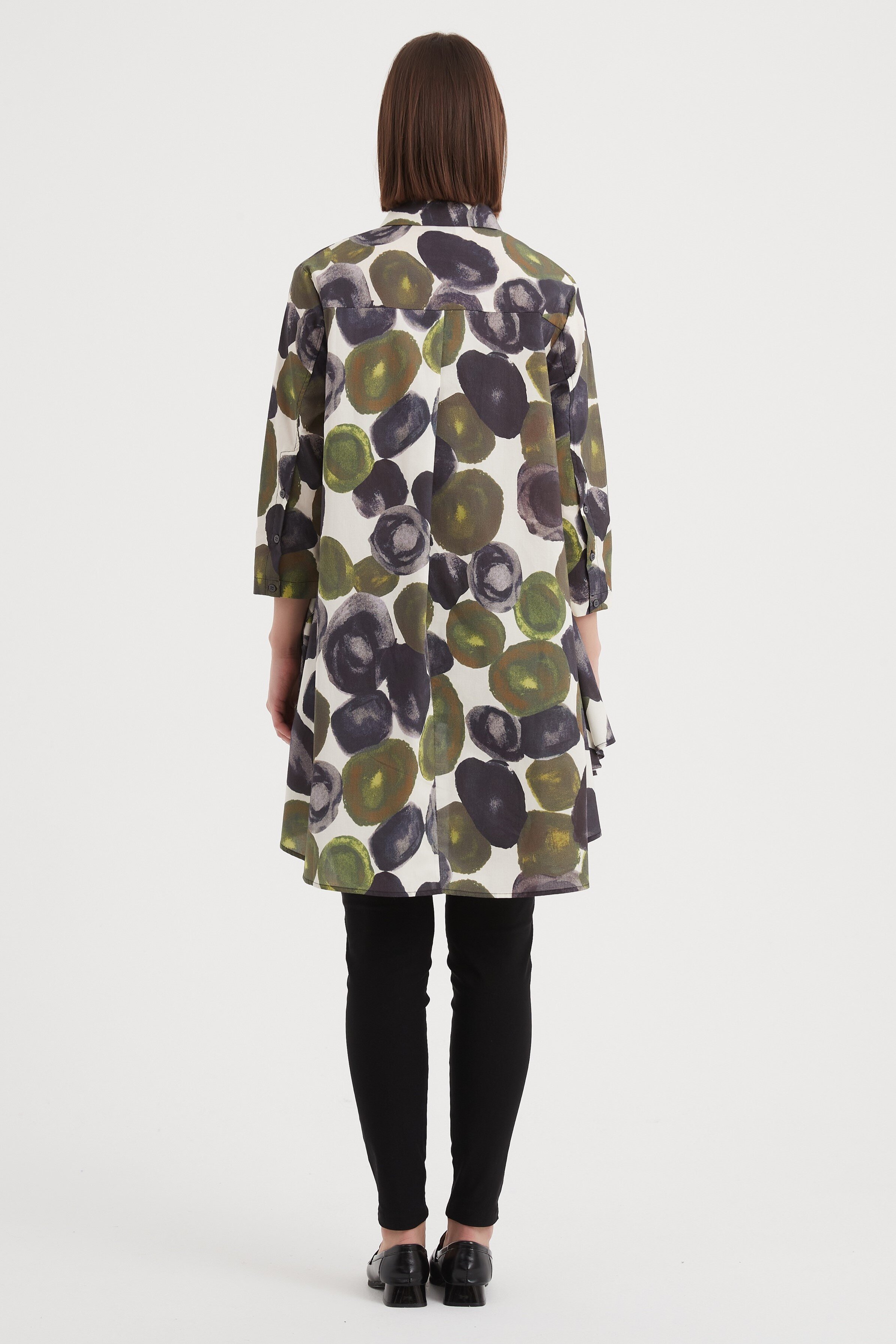 Print Swing Back Shirt - Tops : Just Looking - Tirelli W24