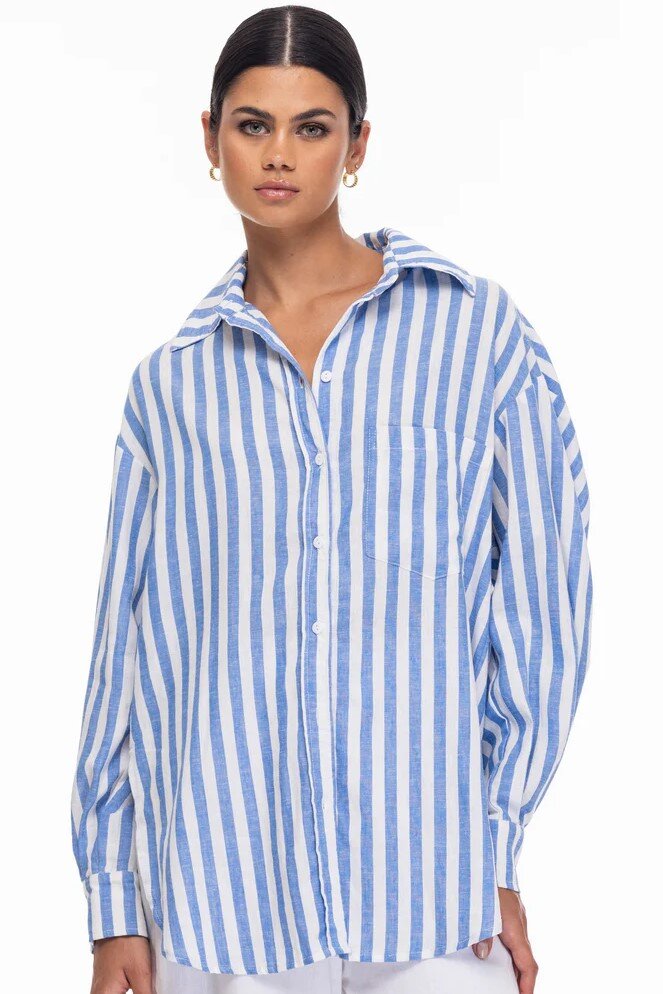 Two Makes One Shirt - Tops : Just Looking - BLAK S24