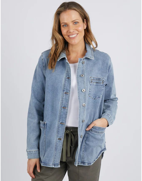 Stevie Shacket - Jackets / Coats : Just Looking - Elm S24