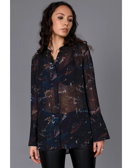 Luna Print Shirt - Shirts : Just Looking - Storm S24